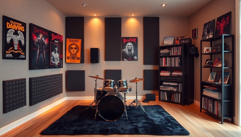 Soundproof Teenager's Room for Drum Practice
